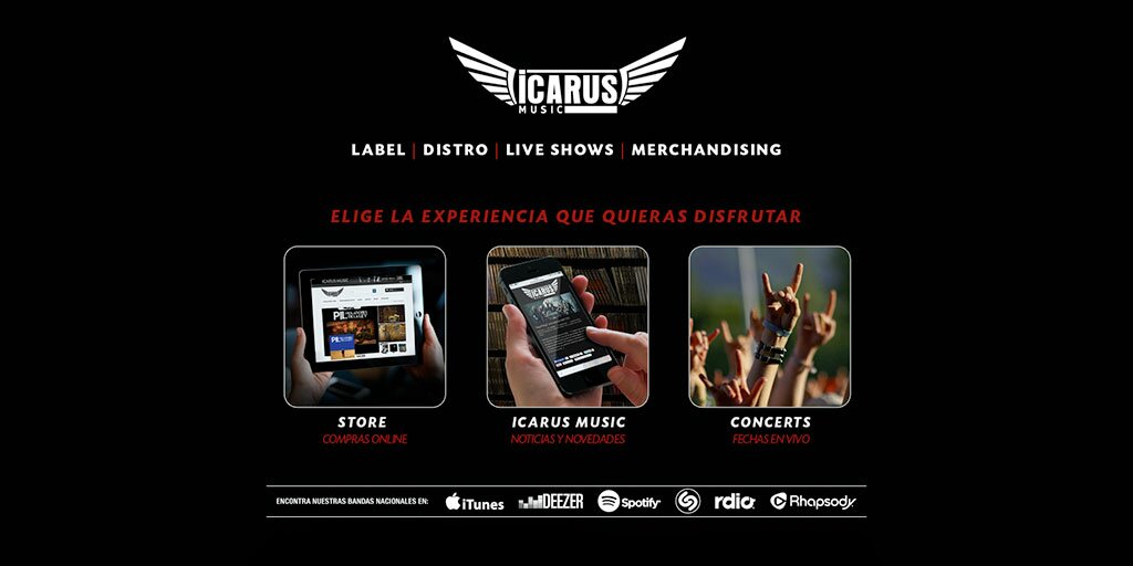 Bienvenidos al sitio Oficial de Icarus Music Argentina :: Label ...